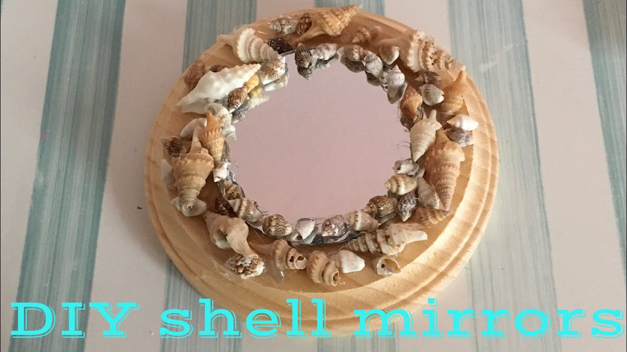 How to make shell mirrors - YouTube
