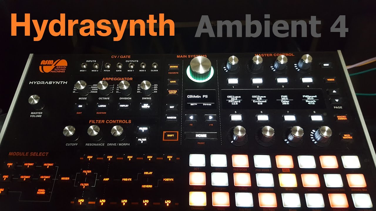 Ambient 4 - Hydrasynth - YouTube