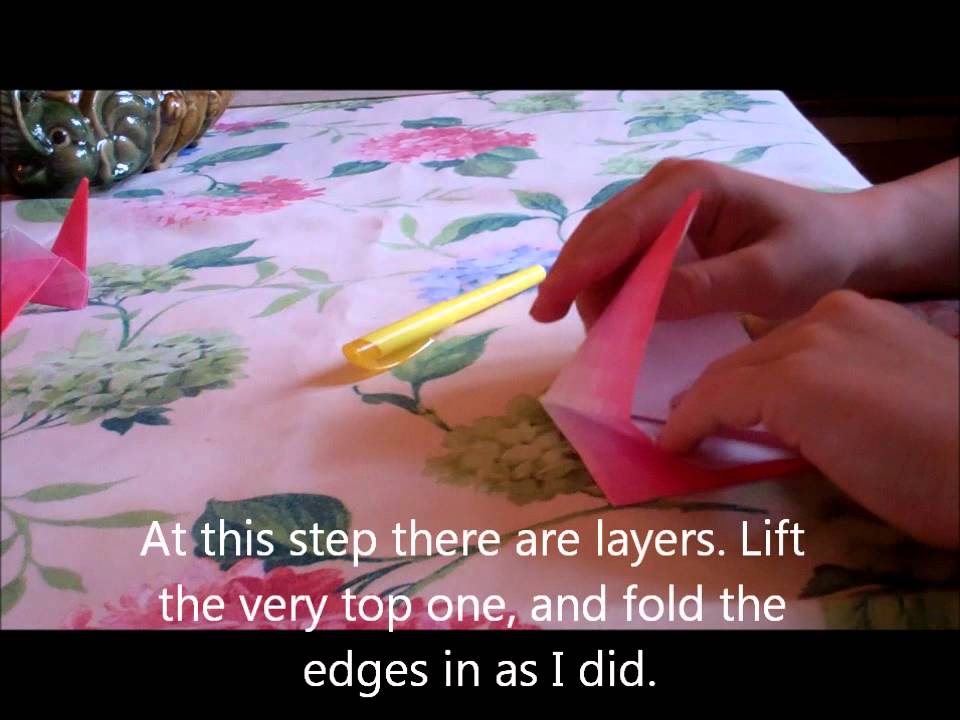 Origami for Dummies: Crane - YouTube