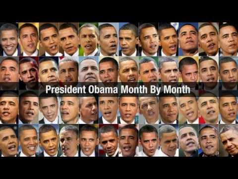 President Obama Aging Month By Month - YouTube