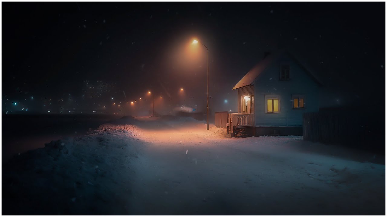 Raging Midnight Ice Gale┇Freezing Windstorm Ambience for Sleep┇Endless ...