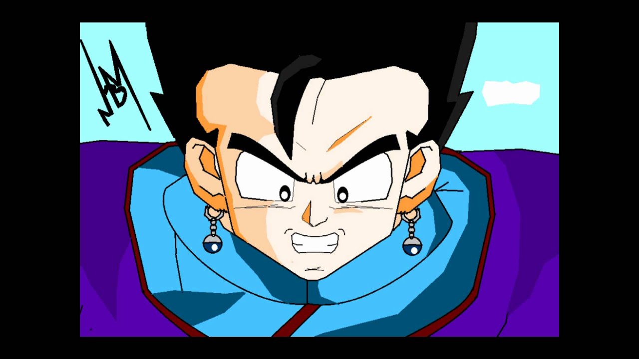 Gohan z sword - paint ribbon drawing - YouTube