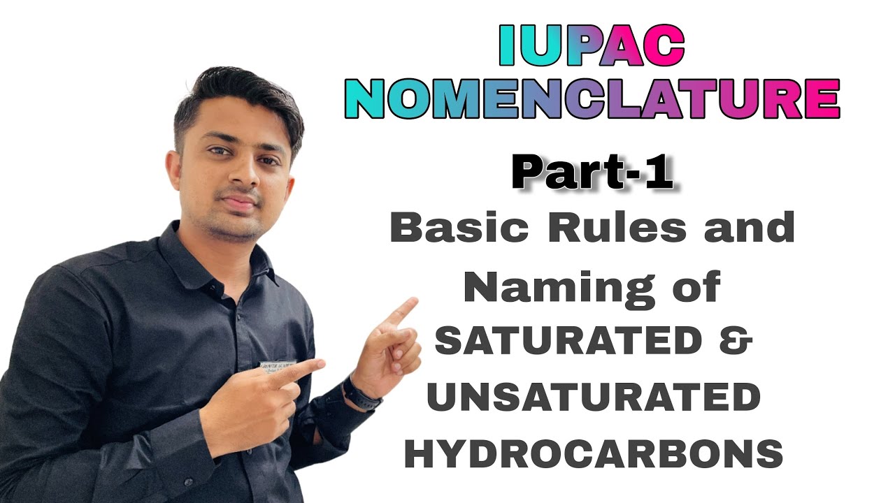 IUPAC Nomenclature | Basic Rules and Naming of Saturated and Unsaturated Hydrocarbons ...