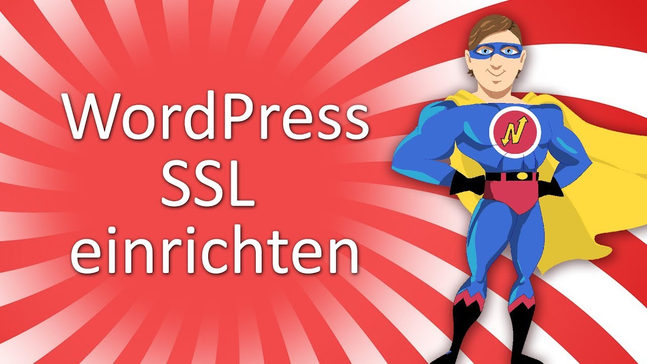WordPress SSL einrichten mit SSL Zertifikat für https Verschlüsselung - YouTube