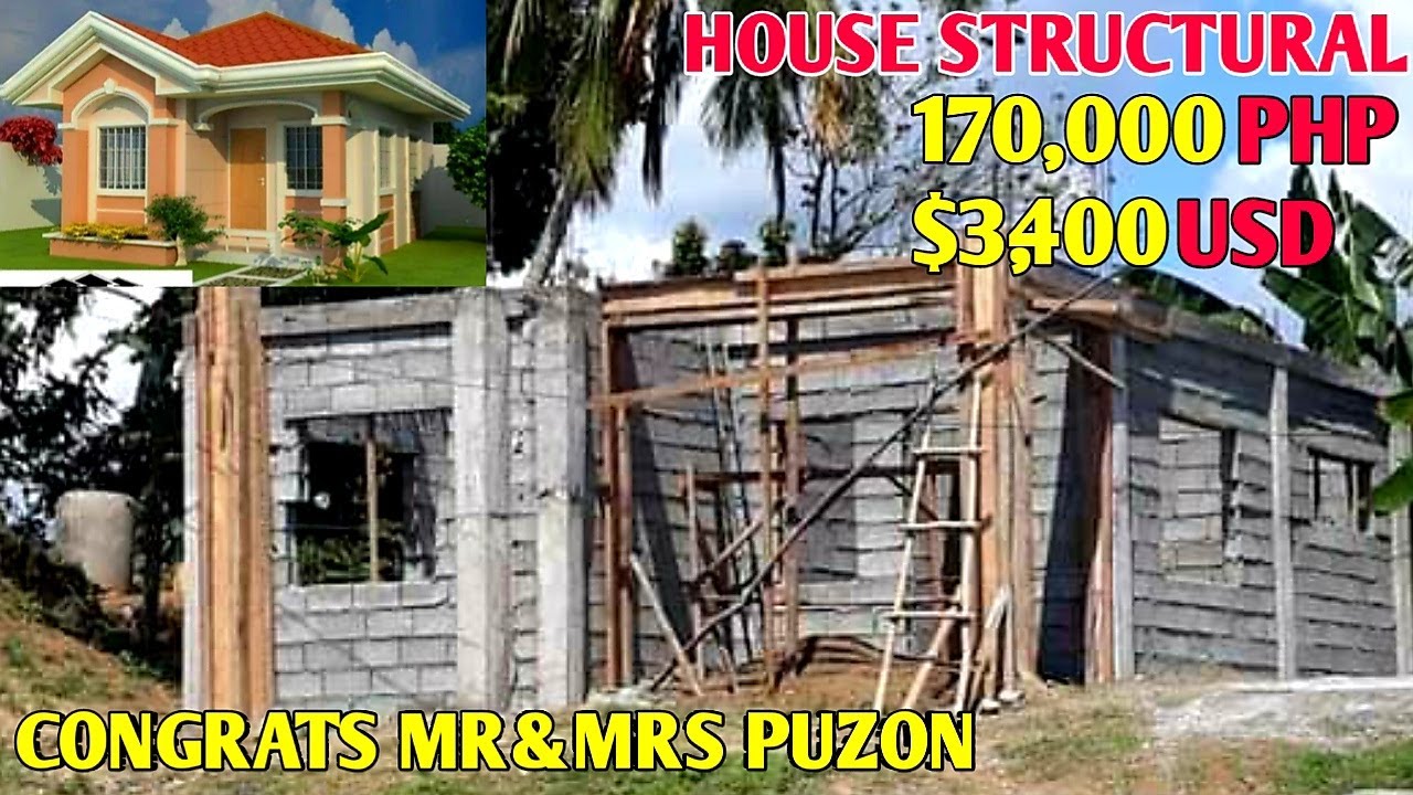 OFW SIMPLE HOUSE,Building A House Structural 170K,Congrats Mr&Mrs Puzon ...