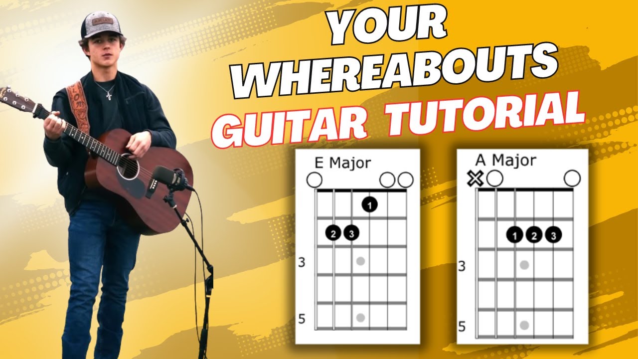Your Whereabouts Waylon Wyatt Guitar Tutorial - YouTube