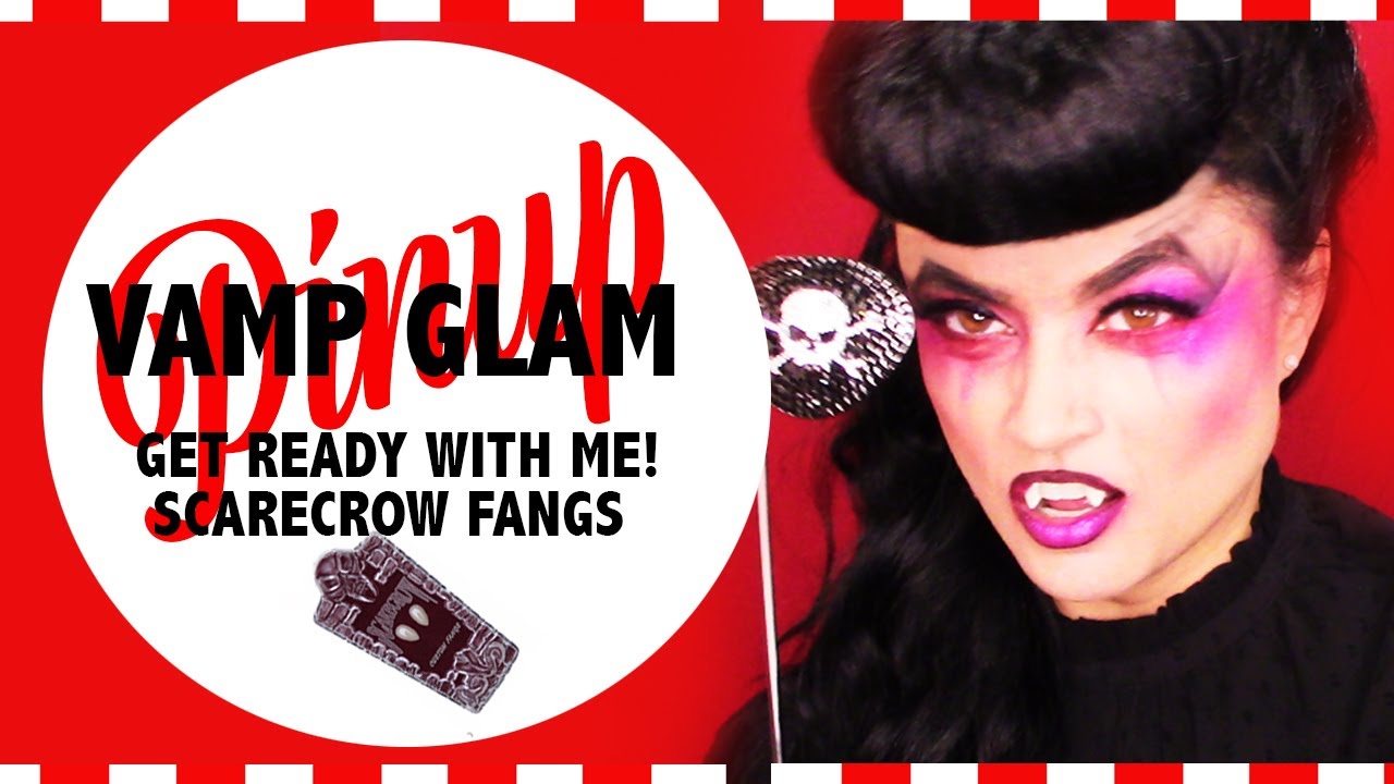 VAMP GLAM | HOW TO | ARIBRUSH | VAMPIRE MAKEUP | HALLOWEEN | SCARECROW ...