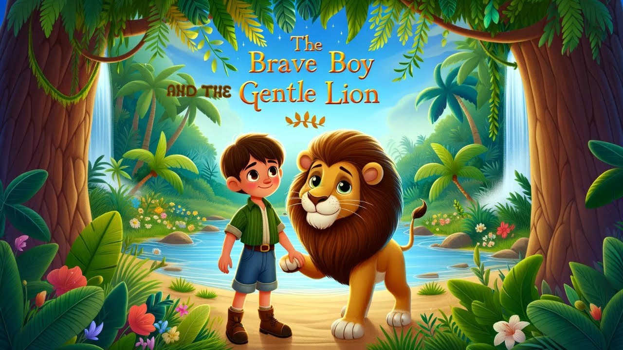 The Intriguing Story of The Brave Boy and the Gentle Lion - YouTube