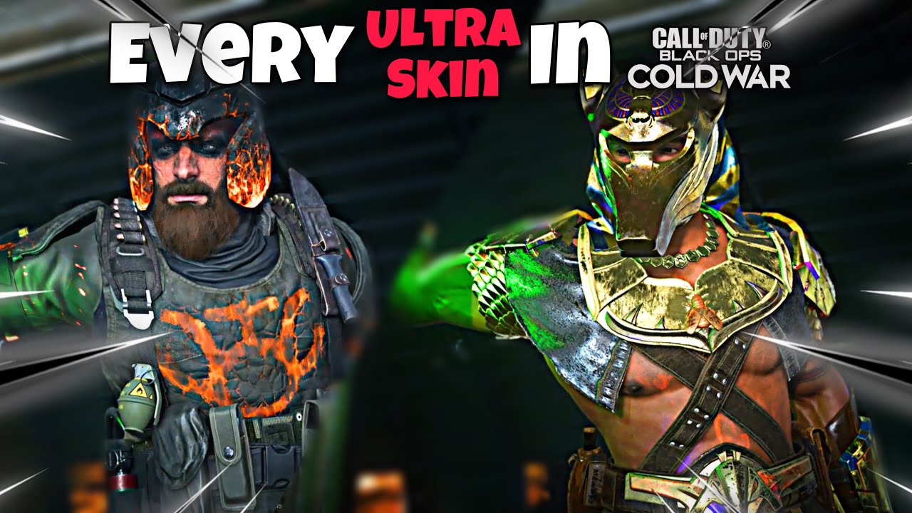 Every Reactive Skin - Black Ops Cold War/Warzone - YouTube