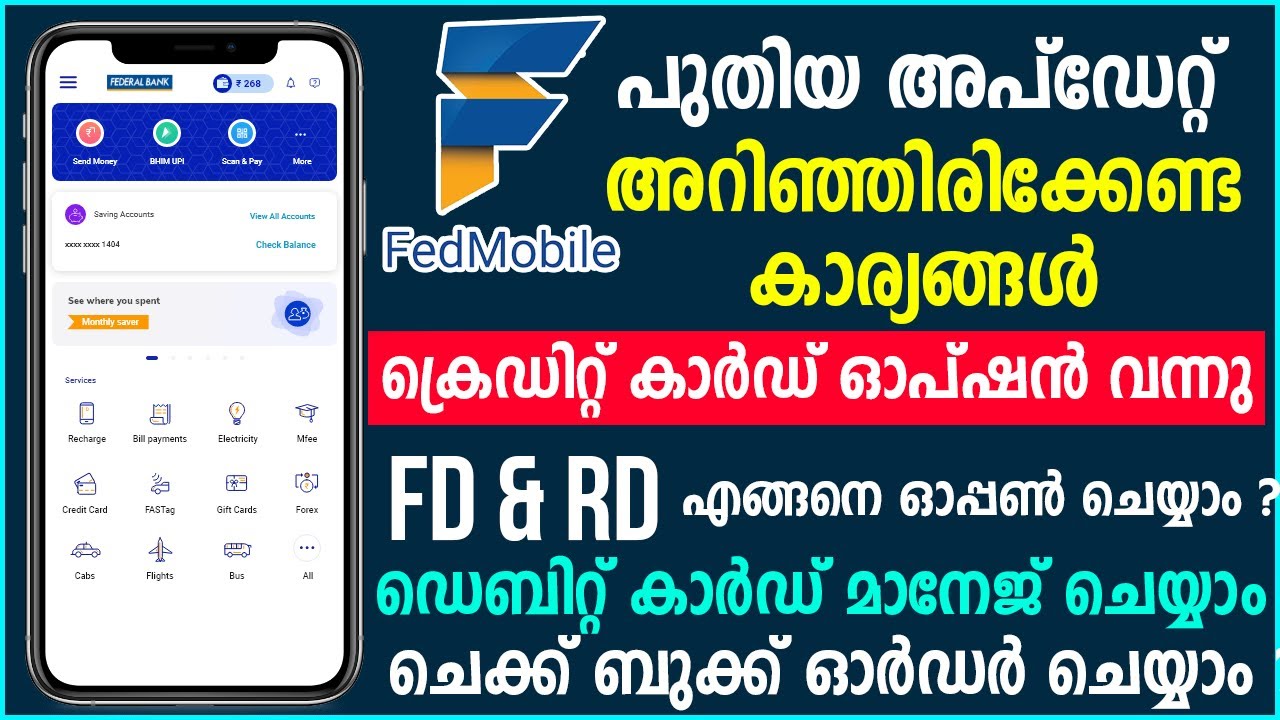 Federal Bank Fedmobile App Review | Open FD with Fedmobile | Open RD ...