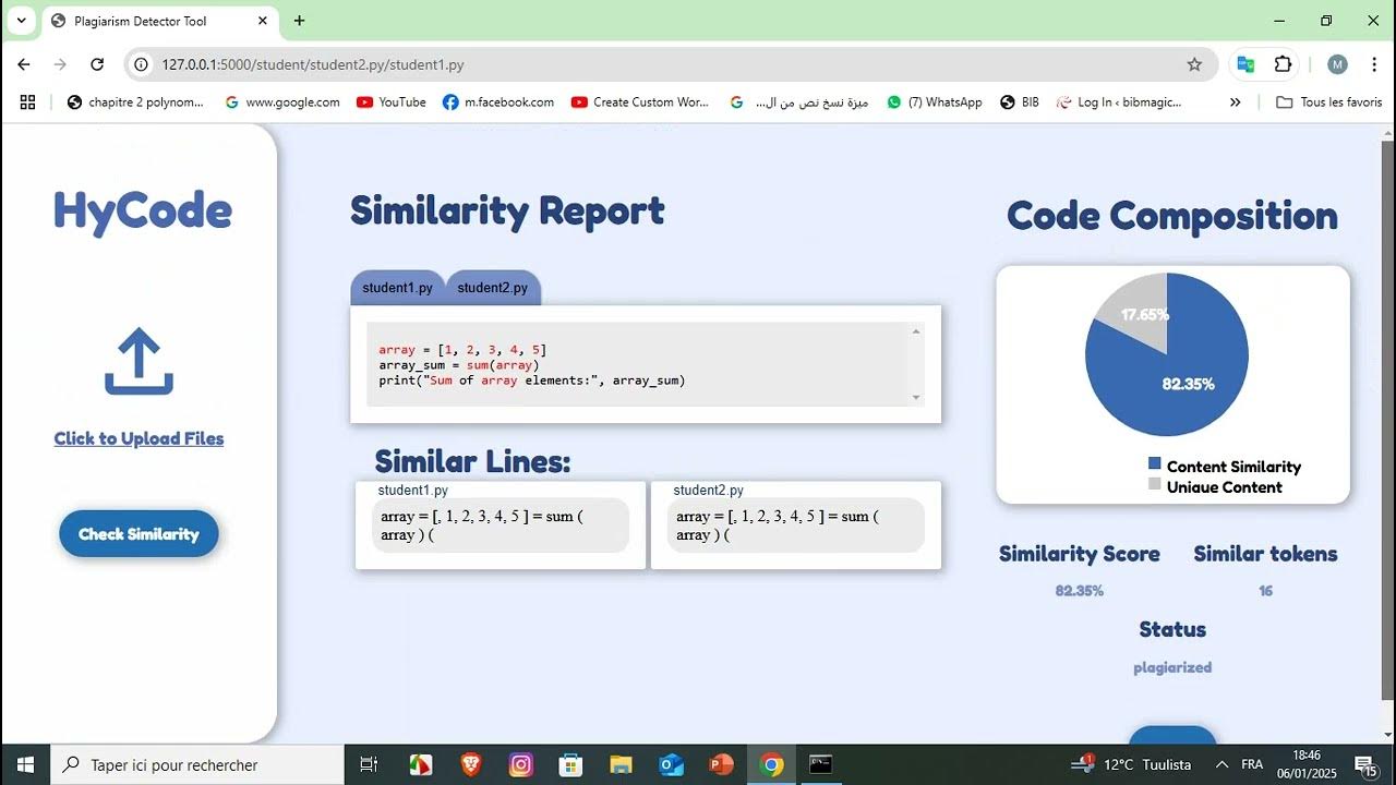 Python & ML app to evaluate code similarity and detect cheating. - YouTube