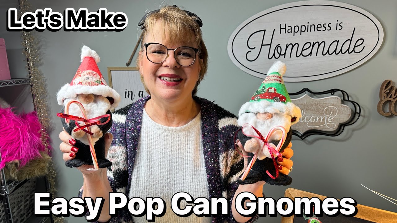 Easy Pop Can Gnomes “ make them with just a few items found around the ...