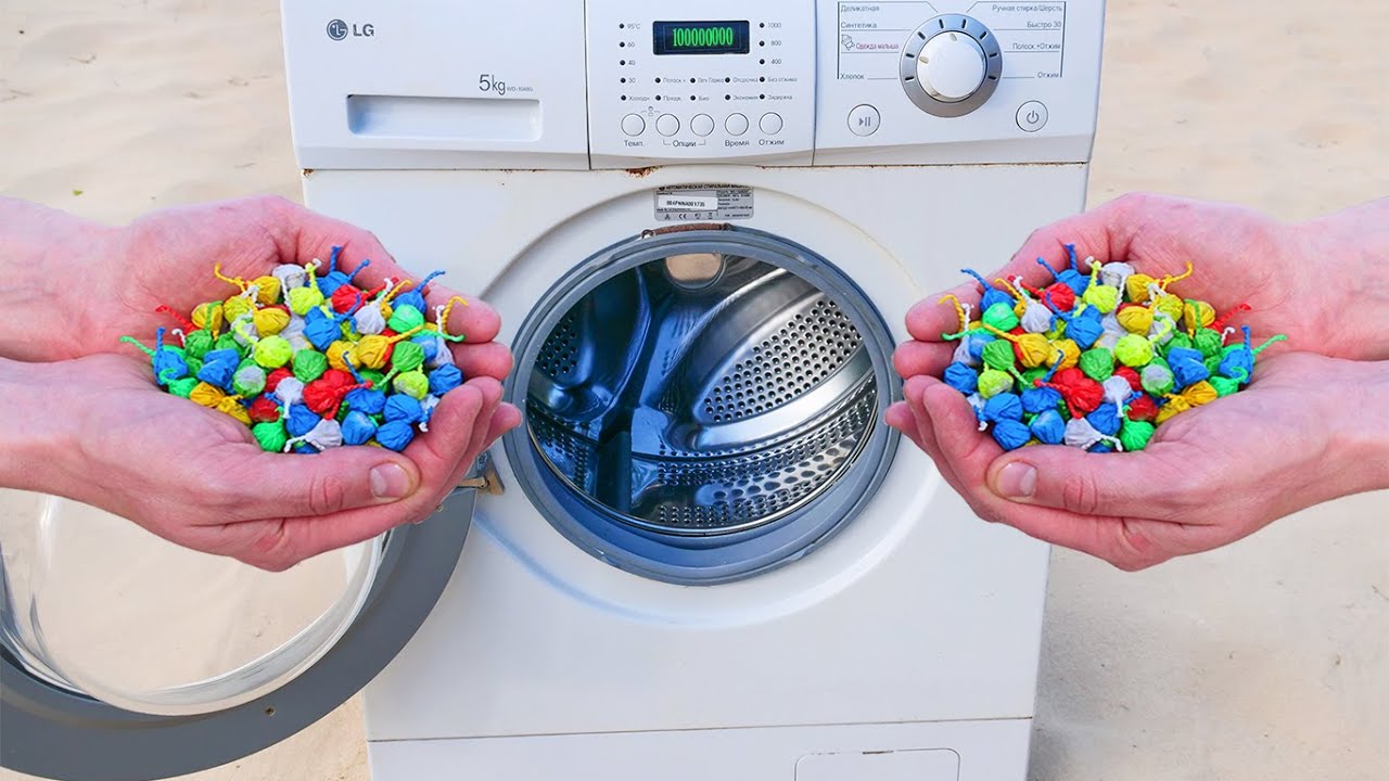 EXPERIMENT: How Strong Is The Washing Machine? - YouTube