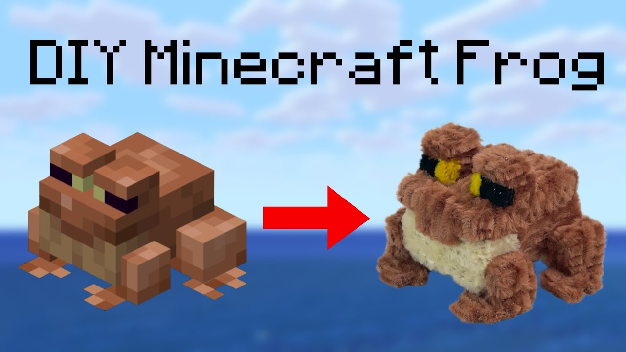 How to make a Minecraft Frog with Pipe Cleaners - YouTube