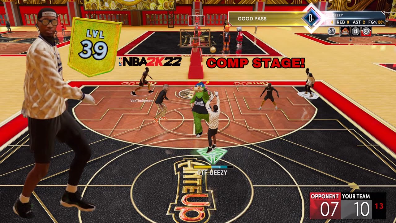 I Hit Level 39 in an INTENSE COMP STAGE Game on the 5K Court in NBA ...
