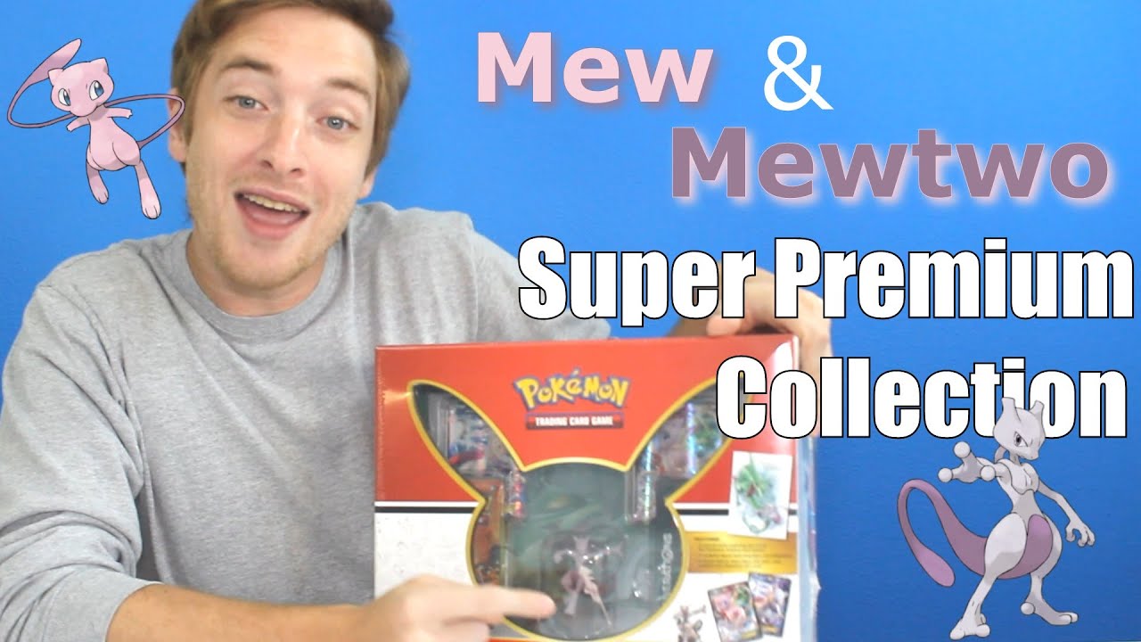 Pokemon Cards - Mew & Mewtwo Super Premium Collection Box - YouTube