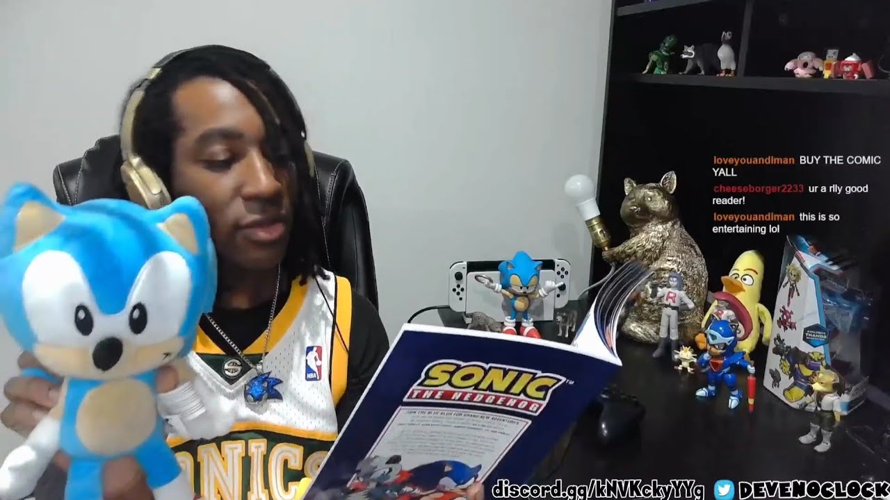 Sonic Prime voice actor puts on IDW Comic puppet show. - YouTube