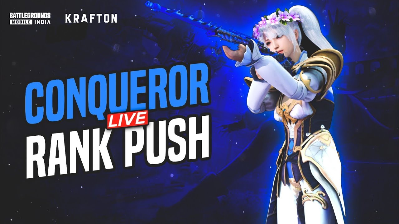🔴 BGMI CONQUEROR RANK PUSH 🔥 India’s 🇮🇳 First Triple Conqueror Girl is ...