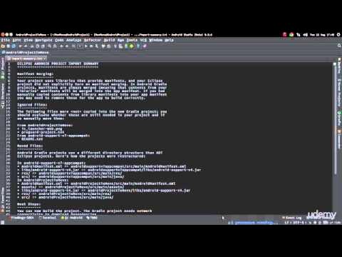 Importing Eclipse Projects into Android Studio - YouTube