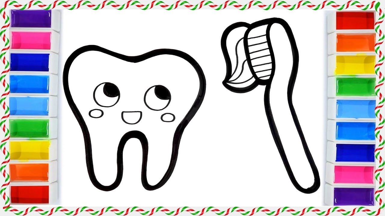 tooth drawing easy drawing tutorial easy drawing dental tooth drawing ...