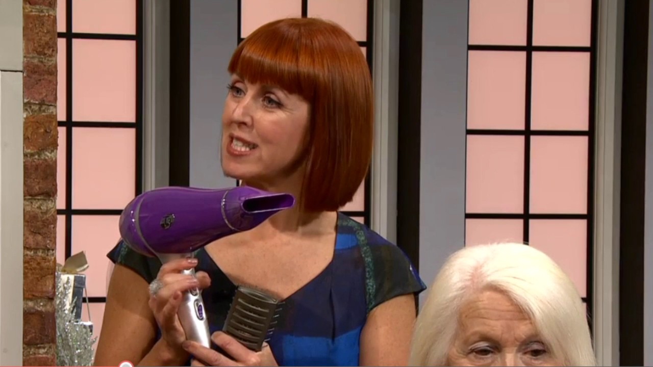 Vicki Lord talking about T3 Hairdryer on QVC (full video on QVCUK.com ...