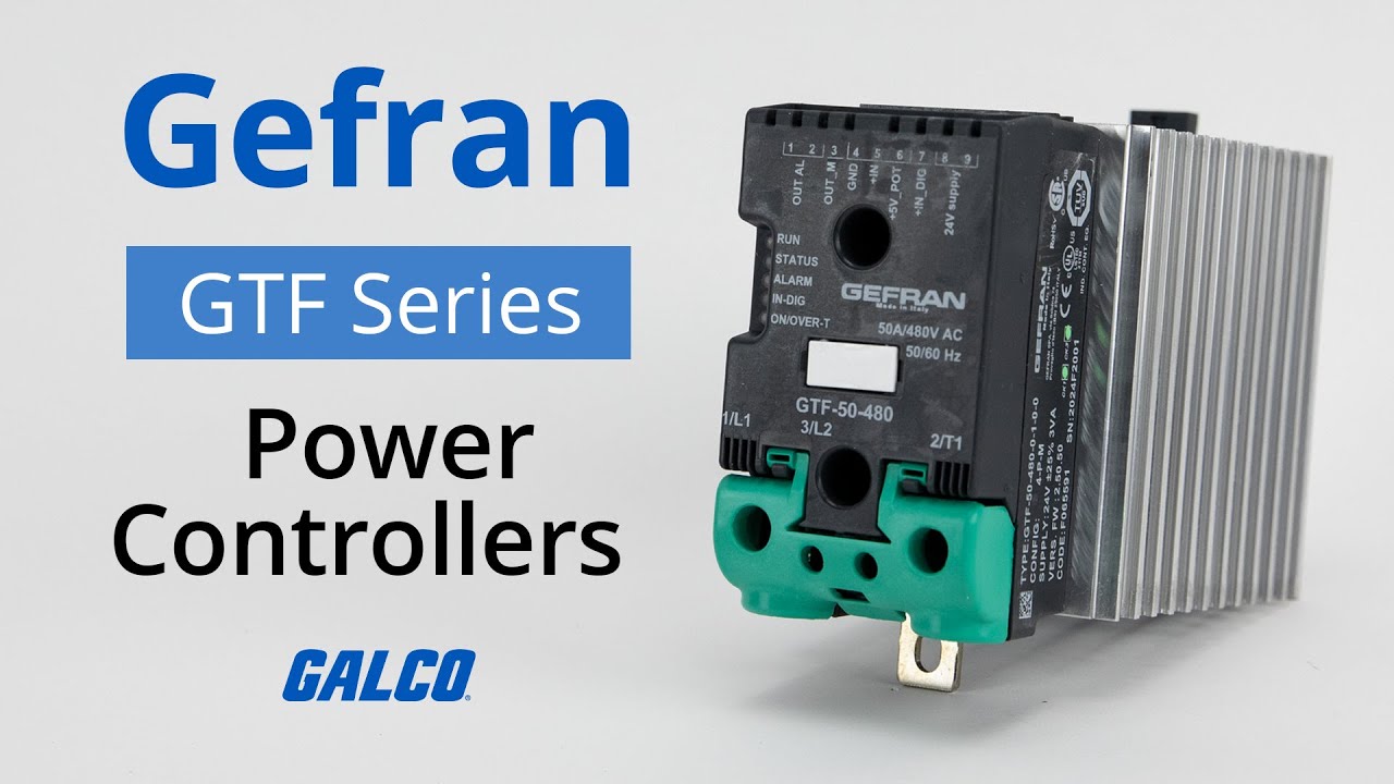 Gefran's GTF Series, Power Controllers - YouTube