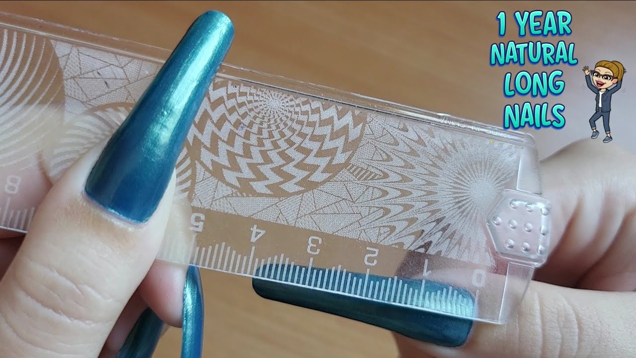 1 YEAR NATURAL LONG NAILS GROWTH NAILPOLISH 💅🏼 4CM - YouTube