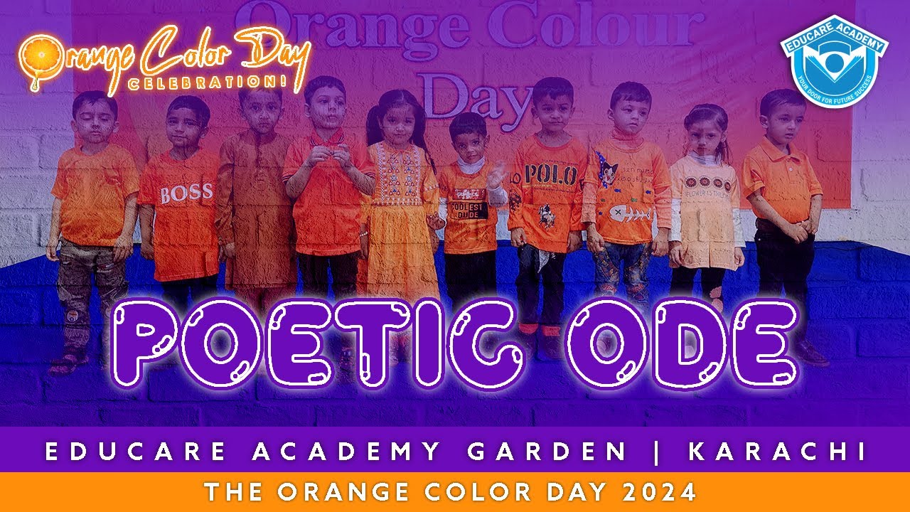 🎵 JOIN US FOR A POETIC ODE TO ORANGE COLOR DAY! 📜 LET'S SING OF ...