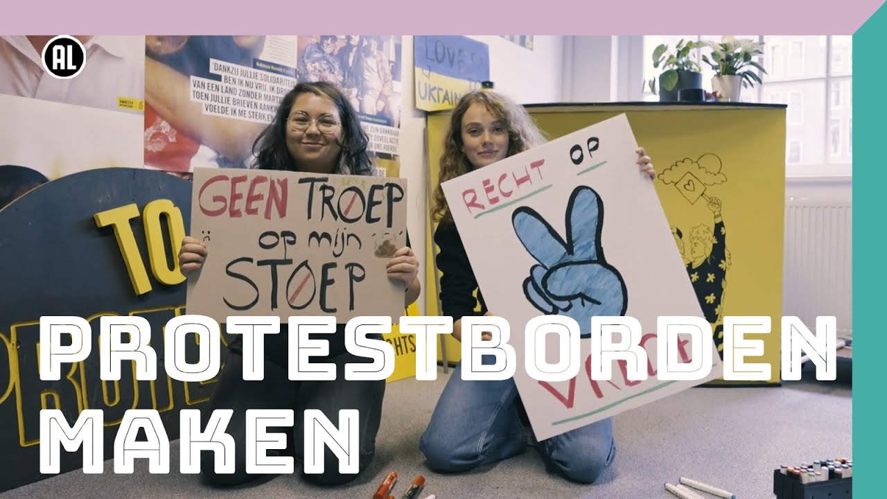 Protestborden maken | Doe Het Zelf - YouTube