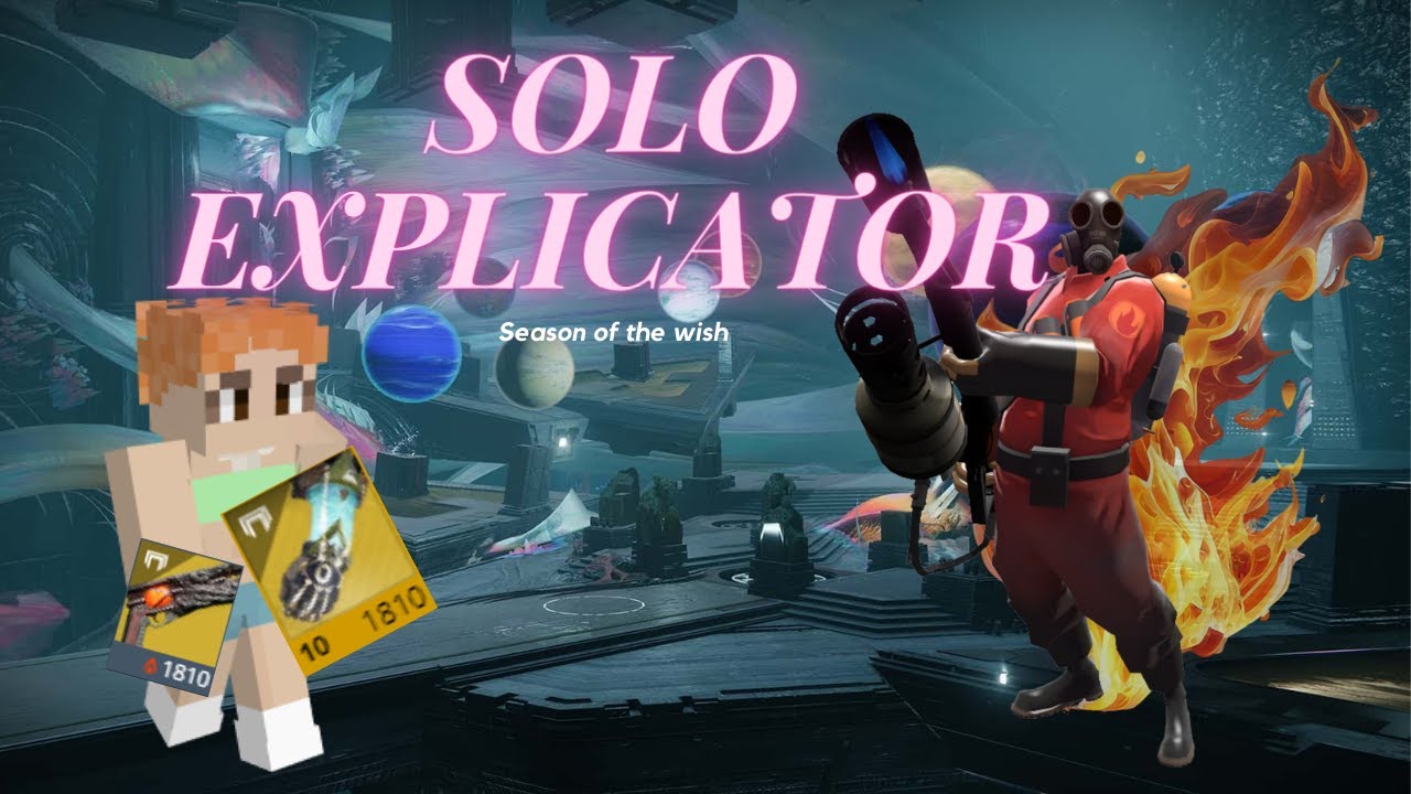 Destiny 2 - Solo Explicator, Warlock - Season of the Wish - YouTube
