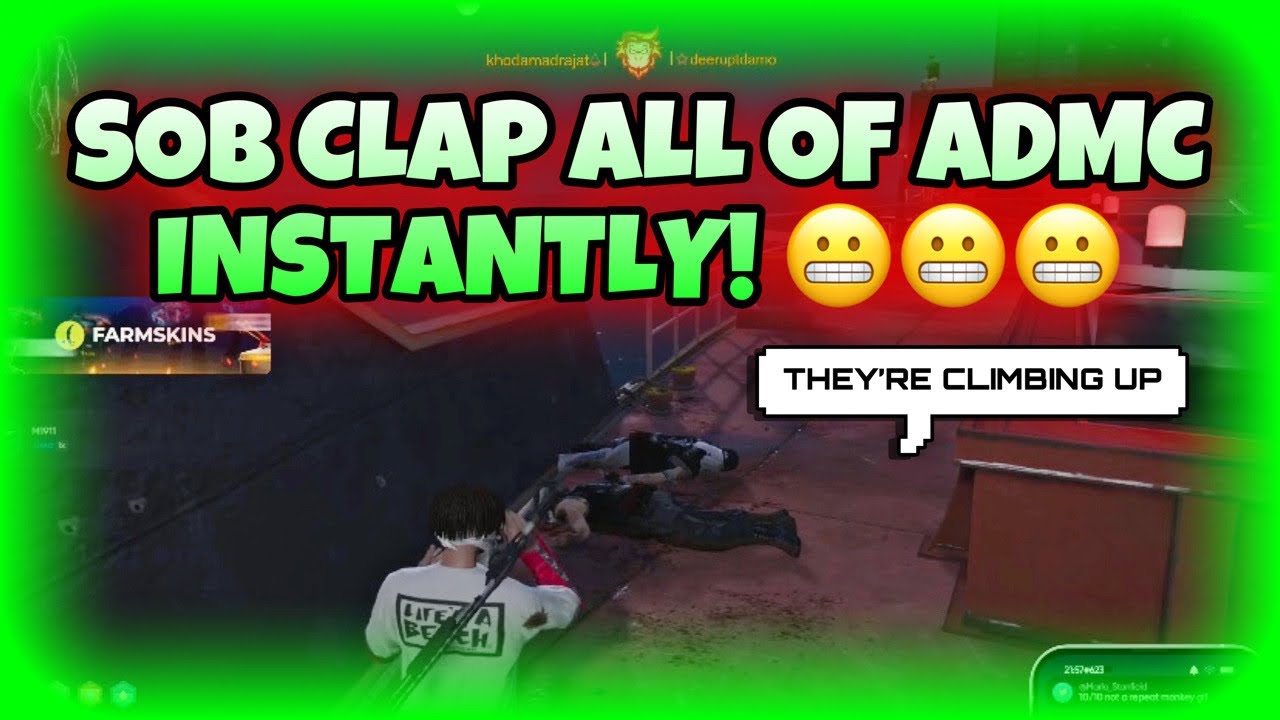SOB Clap All ADMC Instantly (CARGO SHIP) | NoPixel GTA RP | NoPixel ...