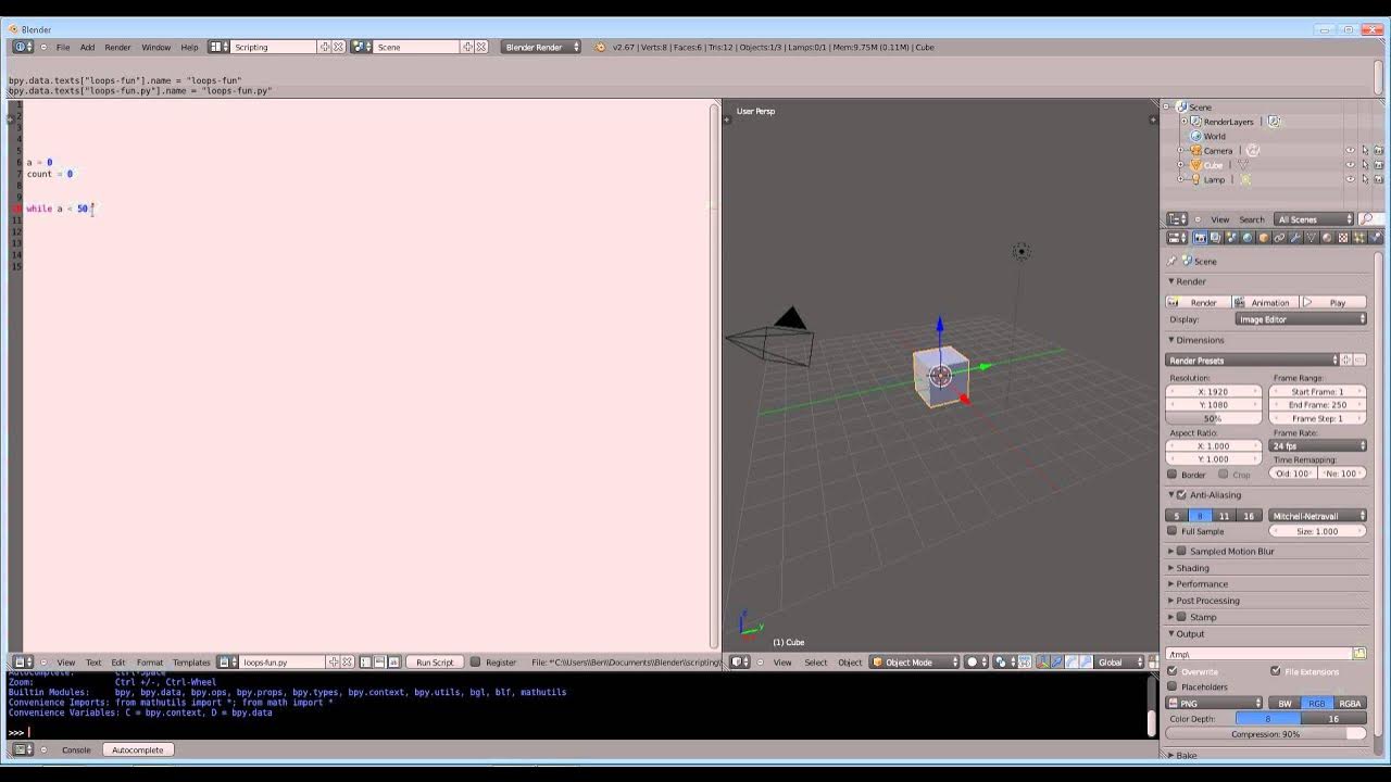Introduction to Python Programming (Part 2, While loops and If statements) - YouTube