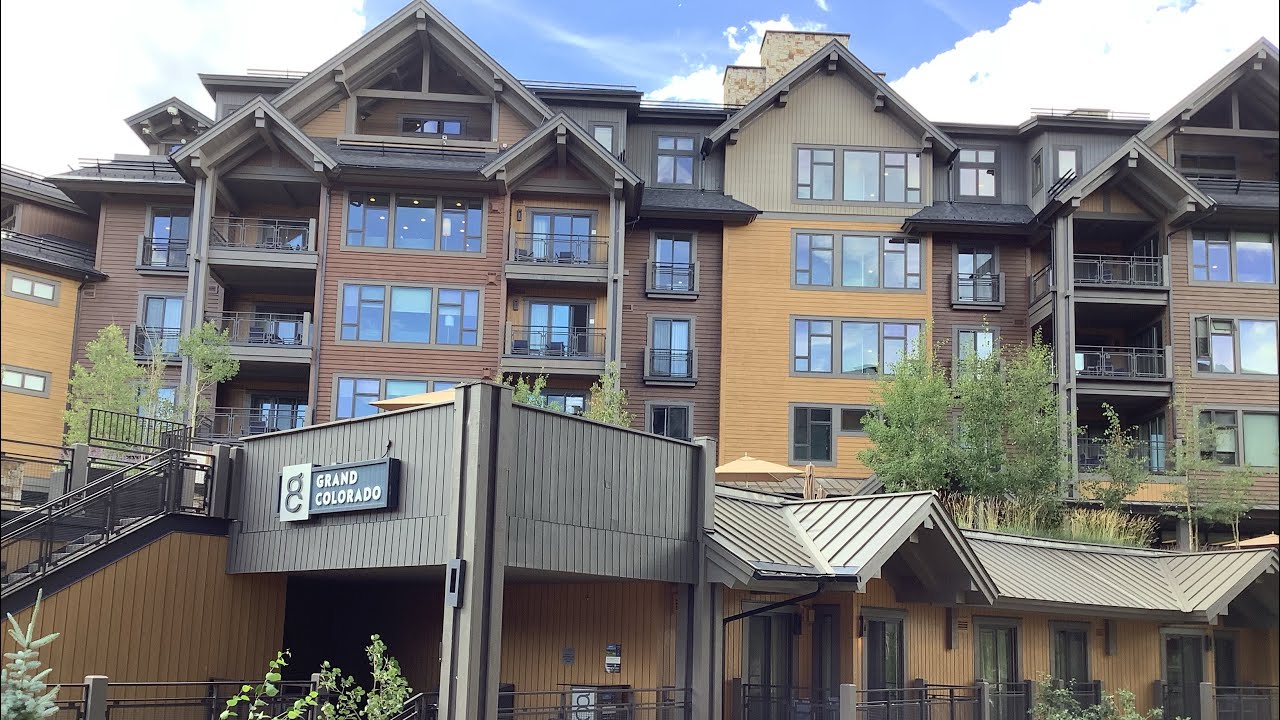 BGV Grand Colorado on peak 8 Studio Unit with balcony - YouTube