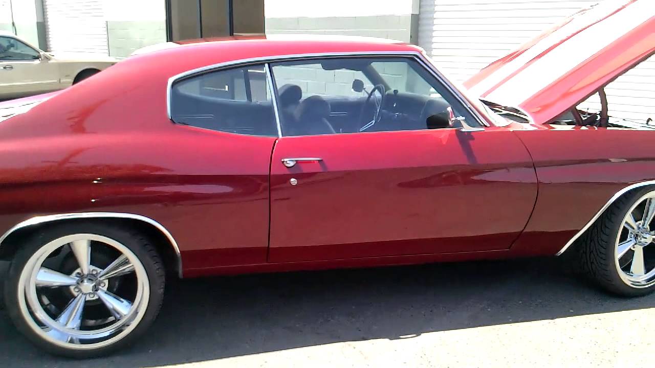 72 Chevelle red rock crystal pearl(by wet ways) - YouTube