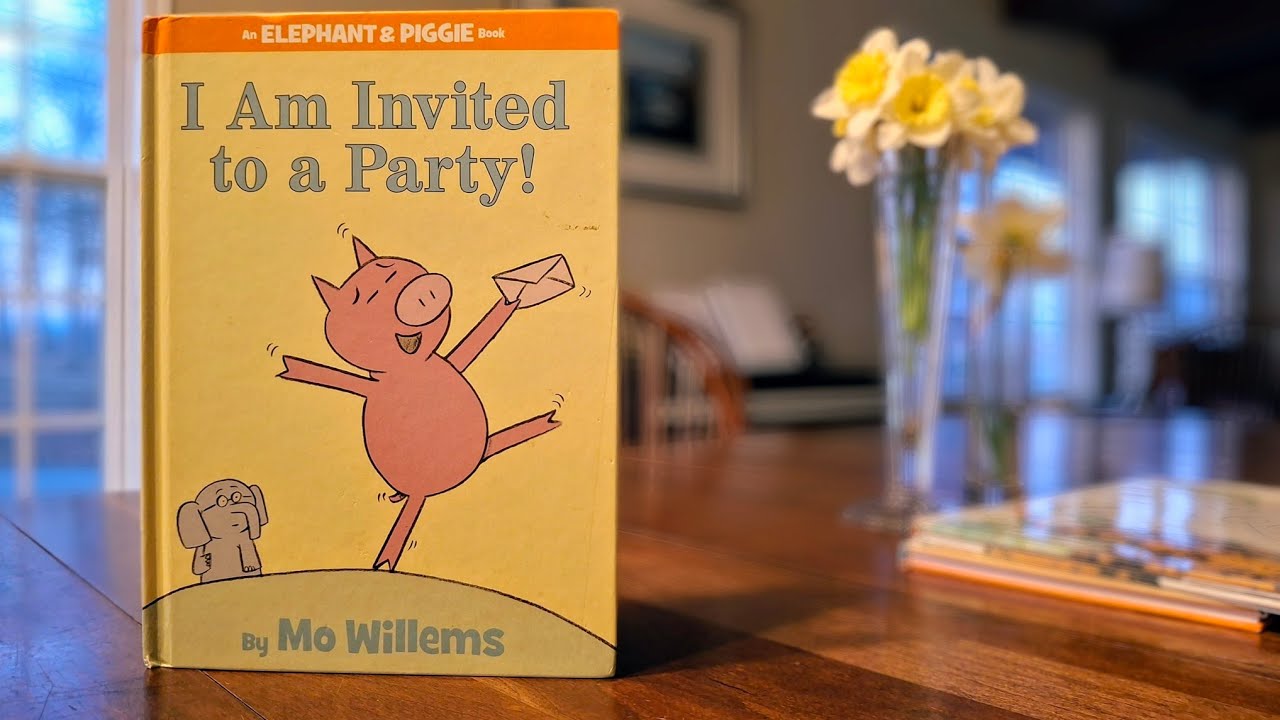 Elephant & Piggie: I Am Invited to a Party! by Mo Willems - YouTube
