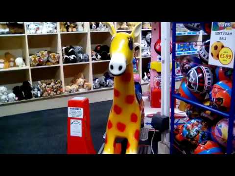 RG Mitchell Jerry the Girrafe kiddie ride - YouTube