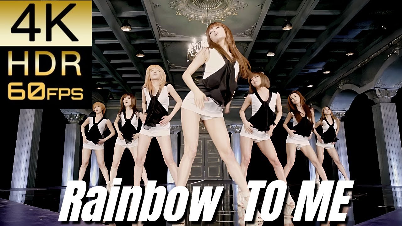 高画質で蘇る‼K-POP MV [Rainbow] "TO ME"【4K60fpsHDR】 - YouTube