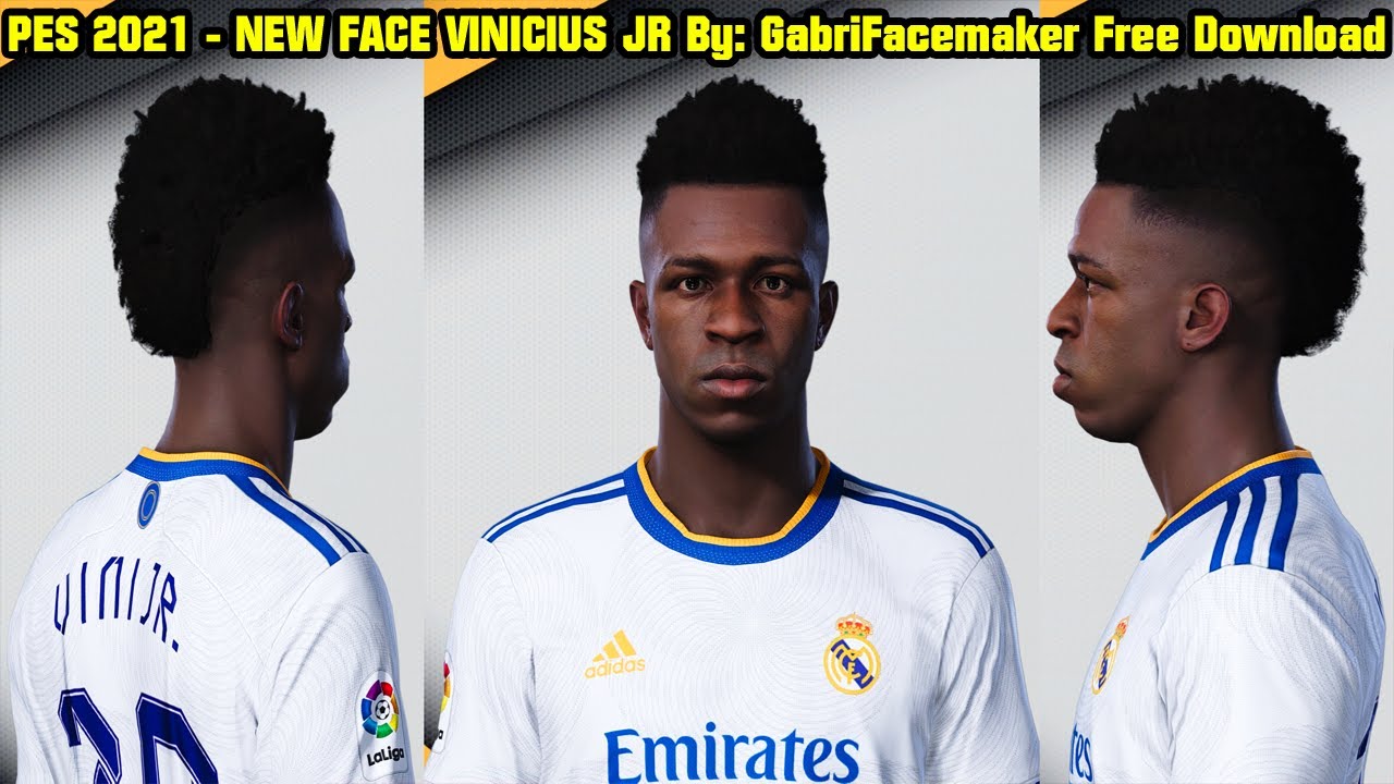 PES 2021 - NEW FACE VINICIUS JUNIOR By: GabriFacemaker - 4K - YouTube
