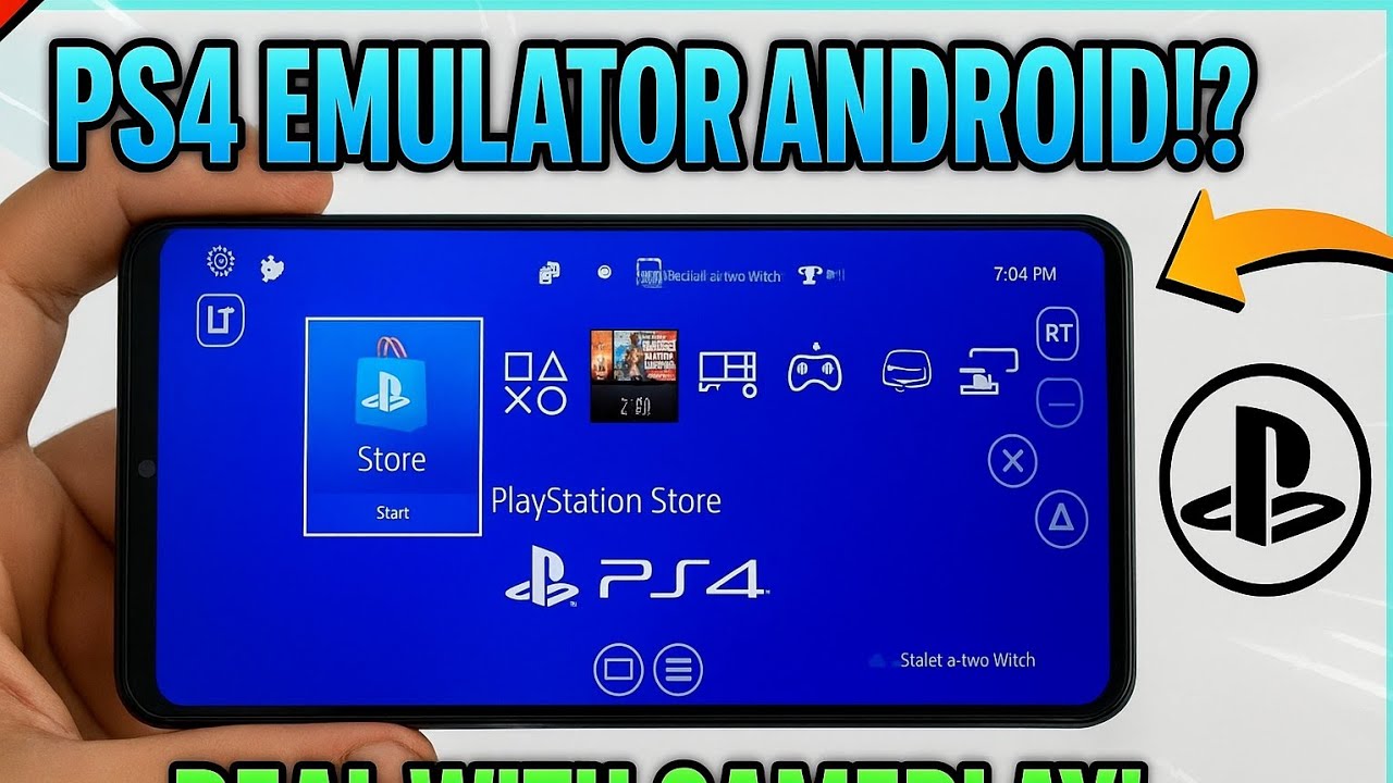 How To Play Ps4 Games Android Low End Devices Mali Gpu Ps4 Emulator For Android - YouTube