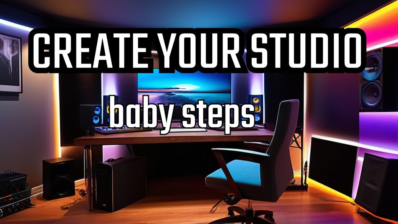 getting comfortable with setting up home studio - YouTube