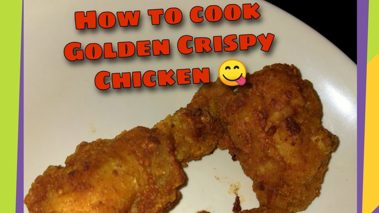How to cook golden crispy fried chicken? - YouTube