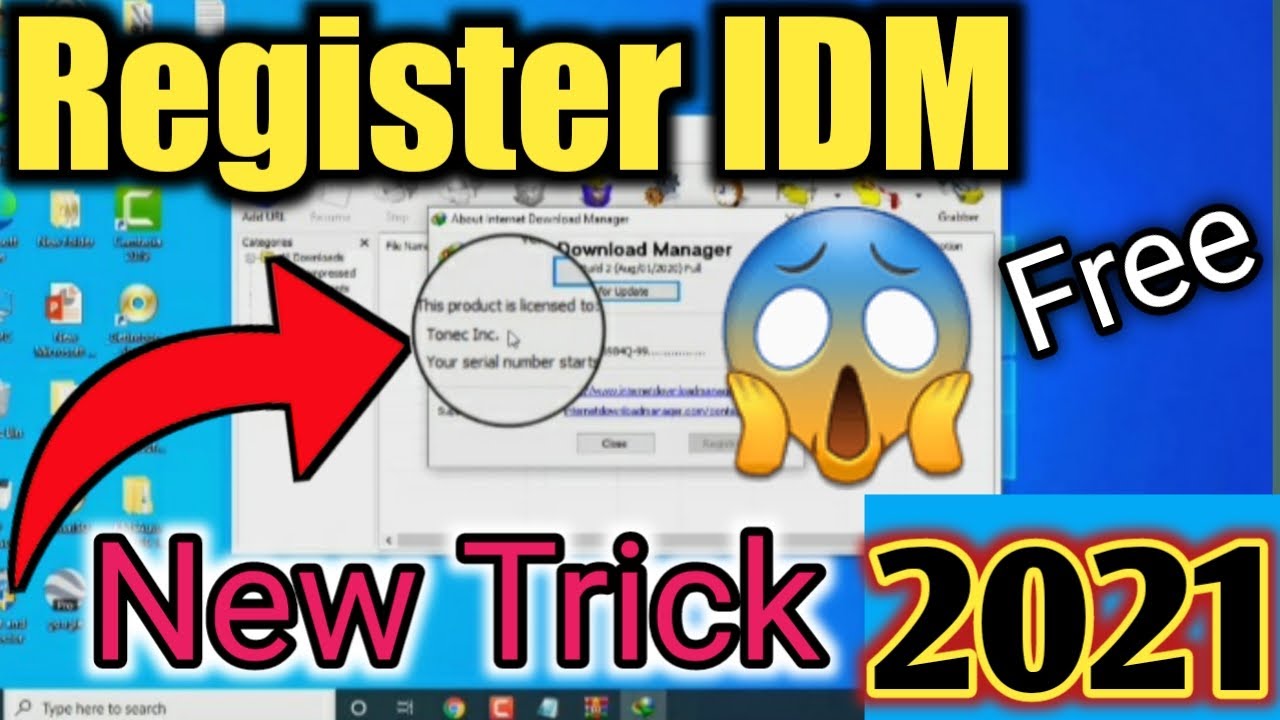 How to Register IDM for lifetime 2020 || how to idm register windows 10 ...