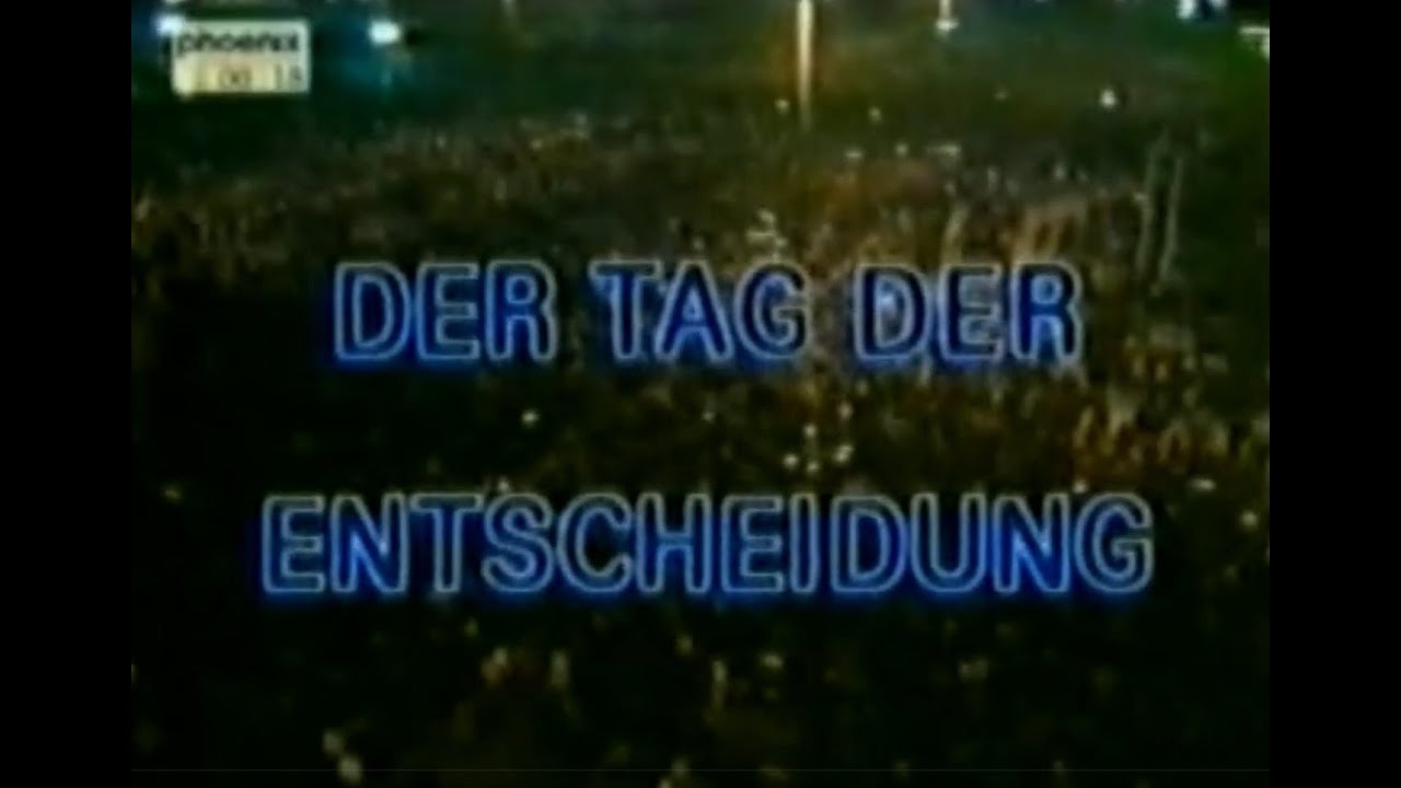 Der Tag der Entscheidung - Leipzig 09.10.1989 - YouTube