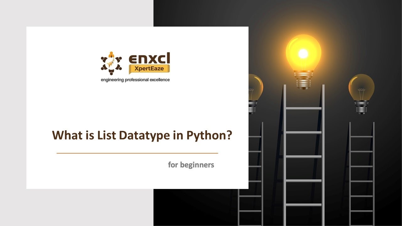 What Is List Datatype In Python YouTube What Is List Datatype In Python YouTube