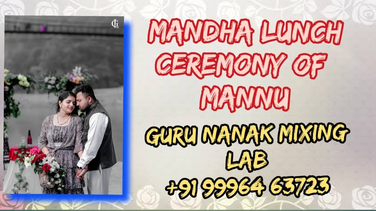 Mandha Lunch & Dj Night Ceremony Of MANNU - YouTube