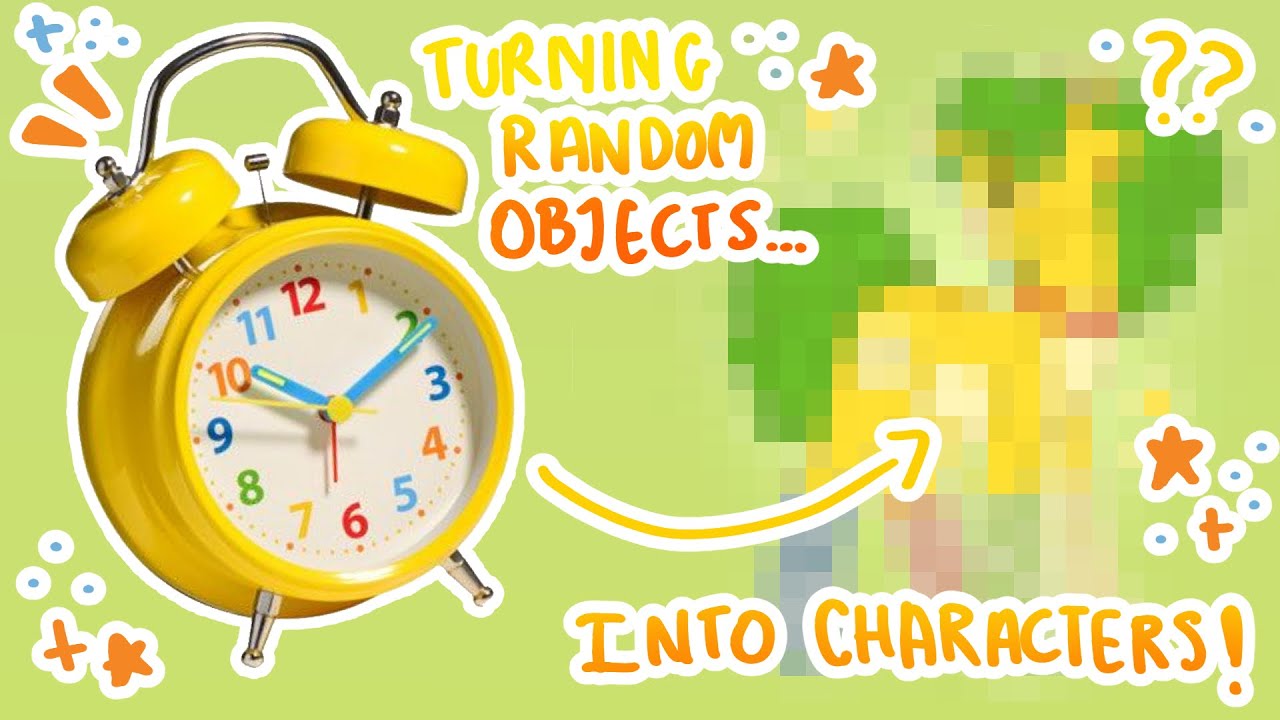 Turning random objects into characters! - YouTube