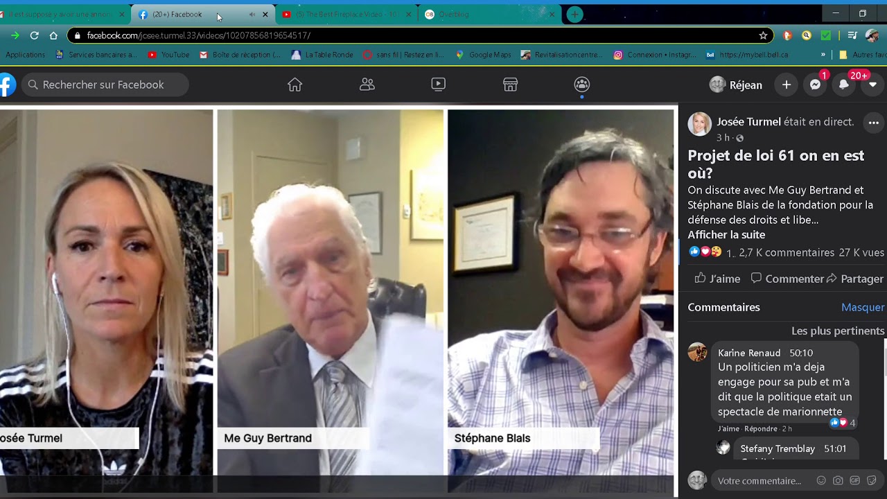 Josée Turmel en conférence avec M Guy Bertrand et Stéphane Blais - YouTube