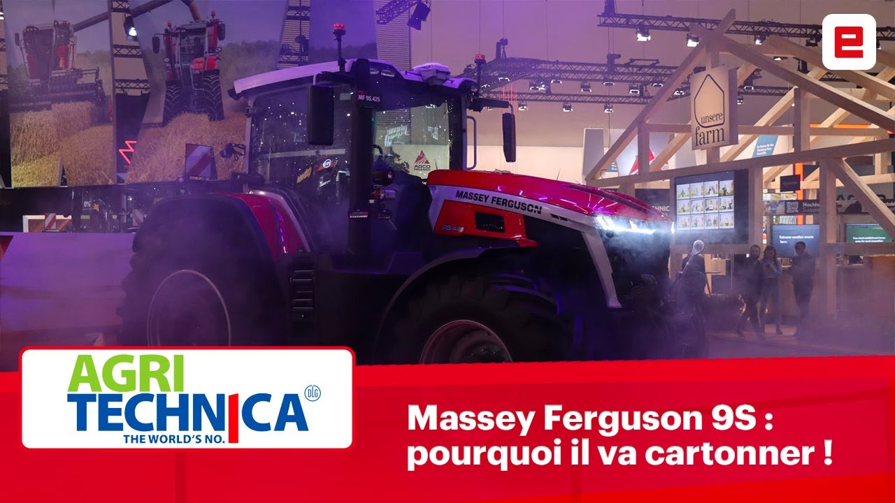 MF 9S.425 : le TRACTEUR le PLUS PUISSANT jamais produit par MASSEY ...
