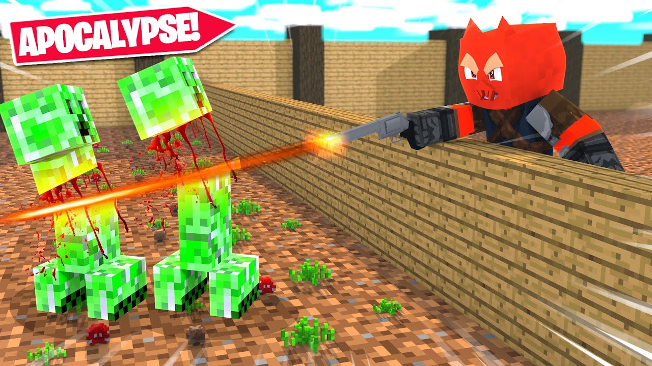 NEW SELF DEFENSE WEAPON MOD! (Minecraft Apocalypse) - YouTube