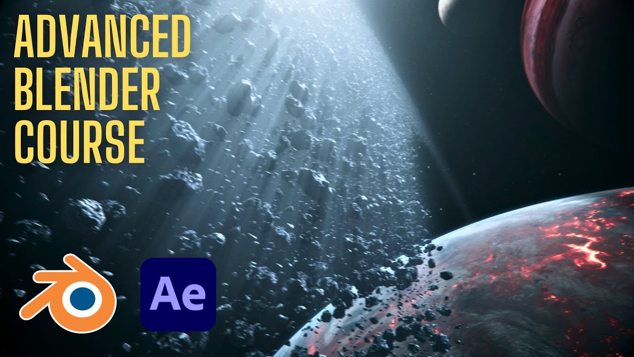 Epic Space Scene | Advanced BLENDER Crash Course - YouTube
